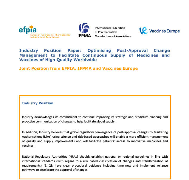 Optimising Post-Approval Change Management to Facilitate Continuous ...