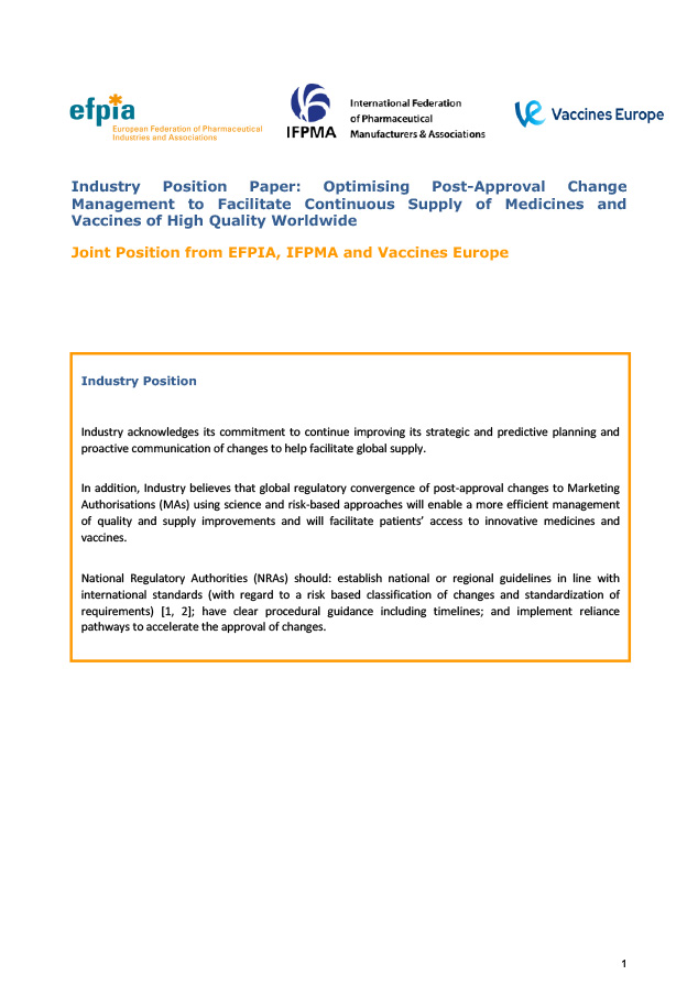 Optimising Post-Approval Change Management to Facilitate Continuous ...